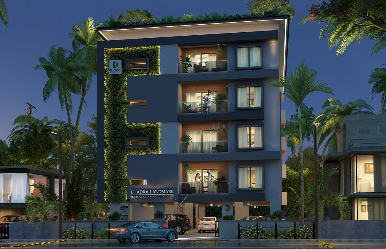 3 - 4 BHK Flats for Sale in Mahalakshmi Layout Bangalore | Bhadra Group